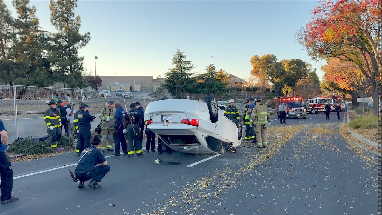 High Speed Crash (roll-over) sends Three to Hospital. Perpetrator and ...