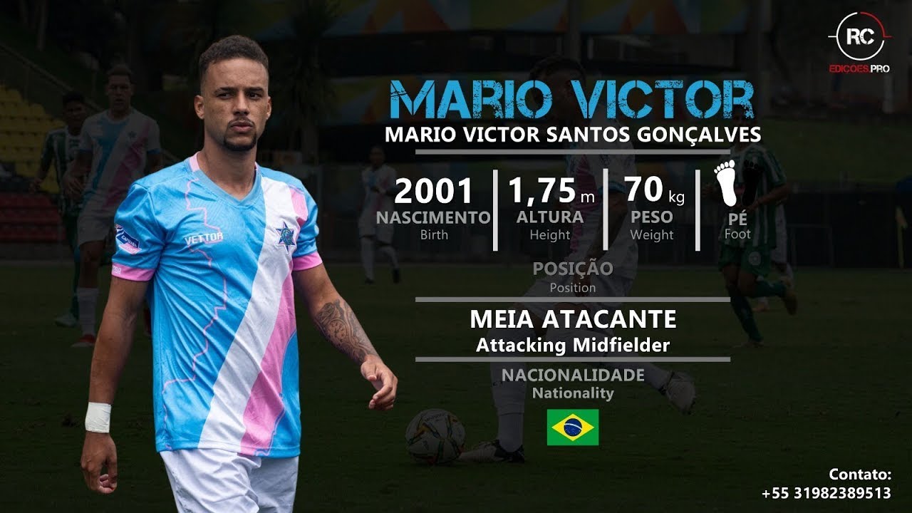Mario Victor - Meia Atacante (Attacking Midfielder) - 2024 - YouTube