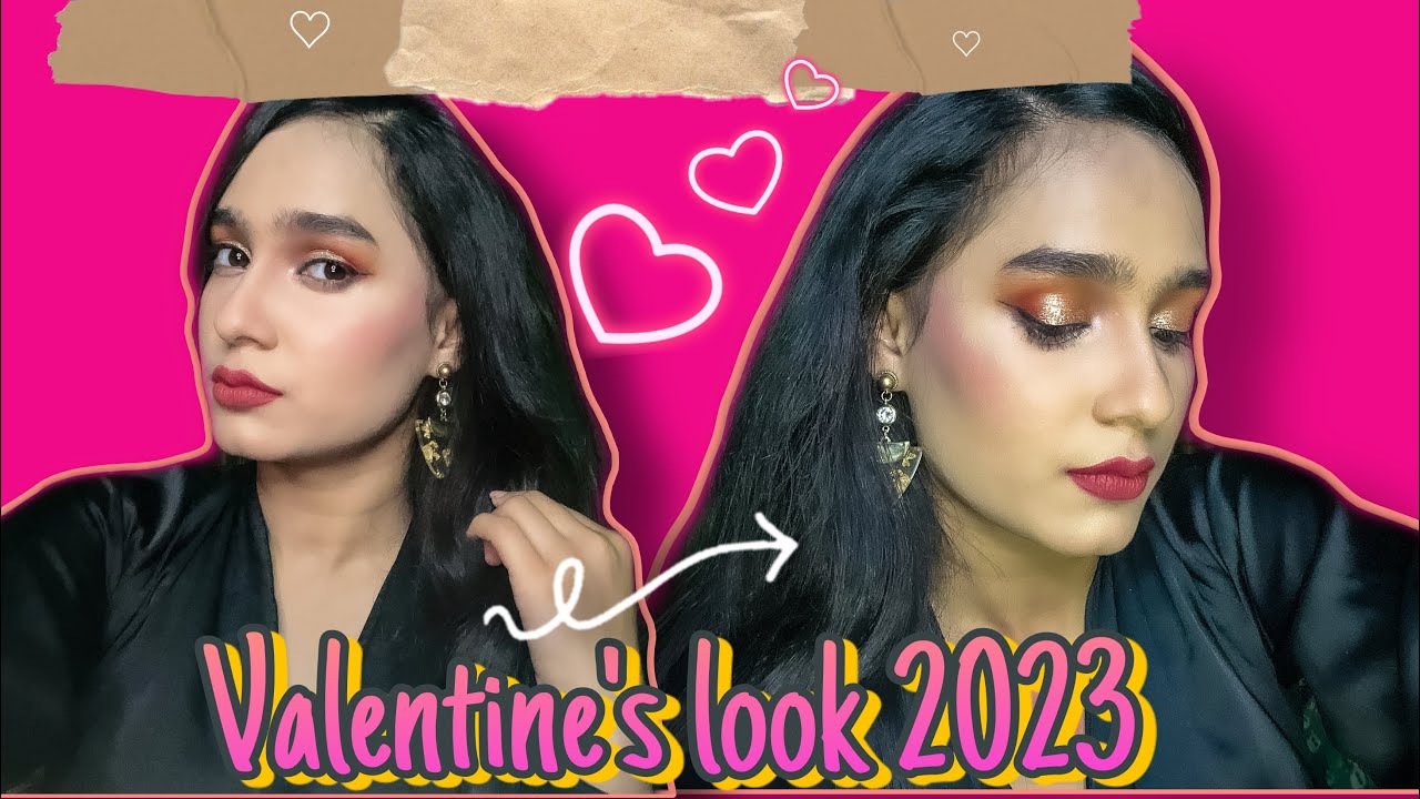 Valentines makeup tutorial♥️|step by step|easy tutorial|Nuhash Ara #valentinesday # ...