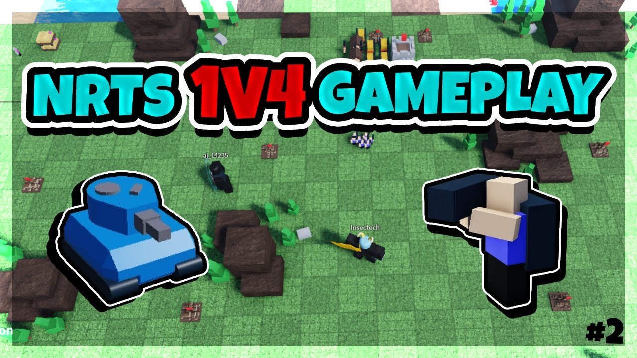1V4 VICTORY IN NRTS (normal real time strategy game) - YouTube