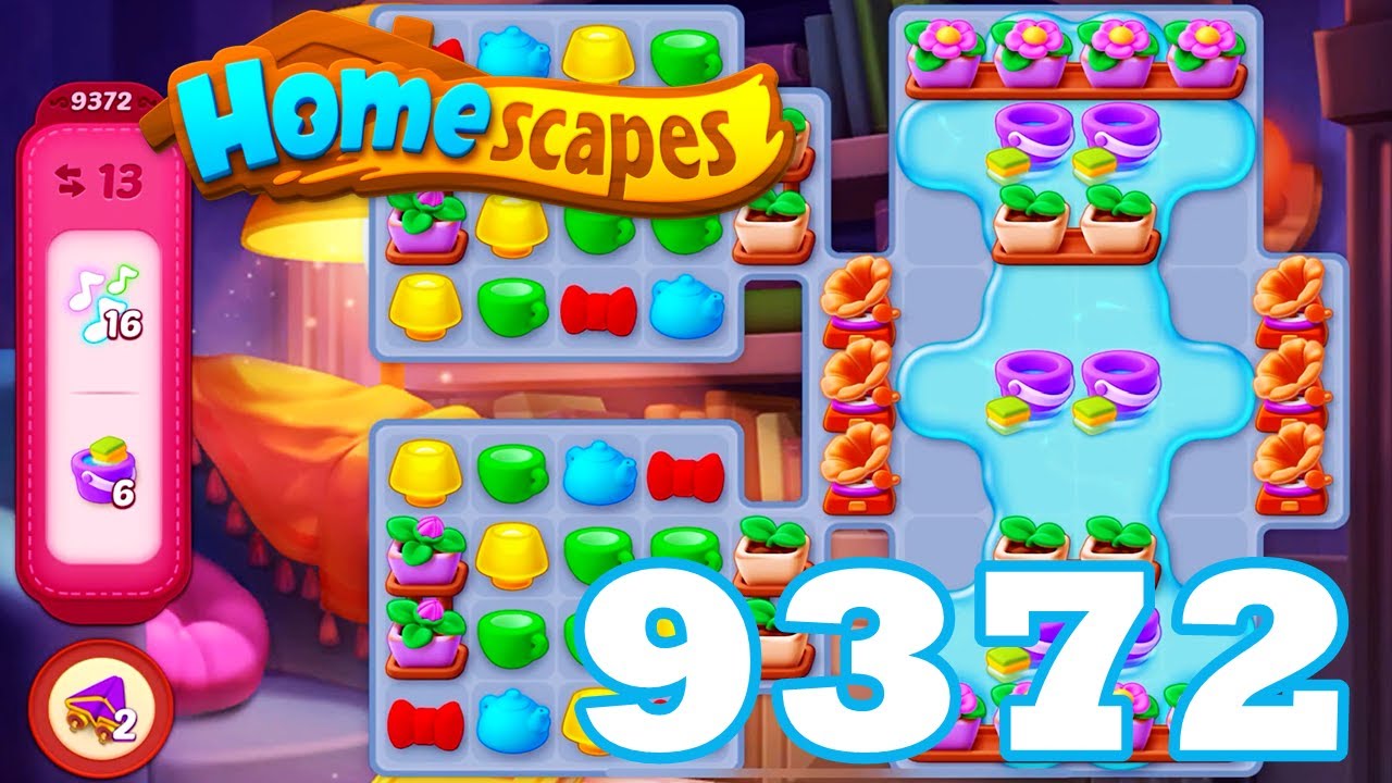 Homescapes Level 9372 HD | 3 - match puzzle game | Gameplay Walkthrough ...