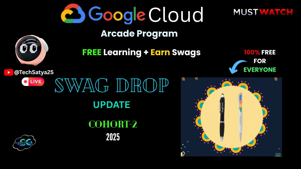 🔥 Swag Drop 2025 | Google Cloud Arcade Ranger Tier | Important Update Inside! #google #swags # ...