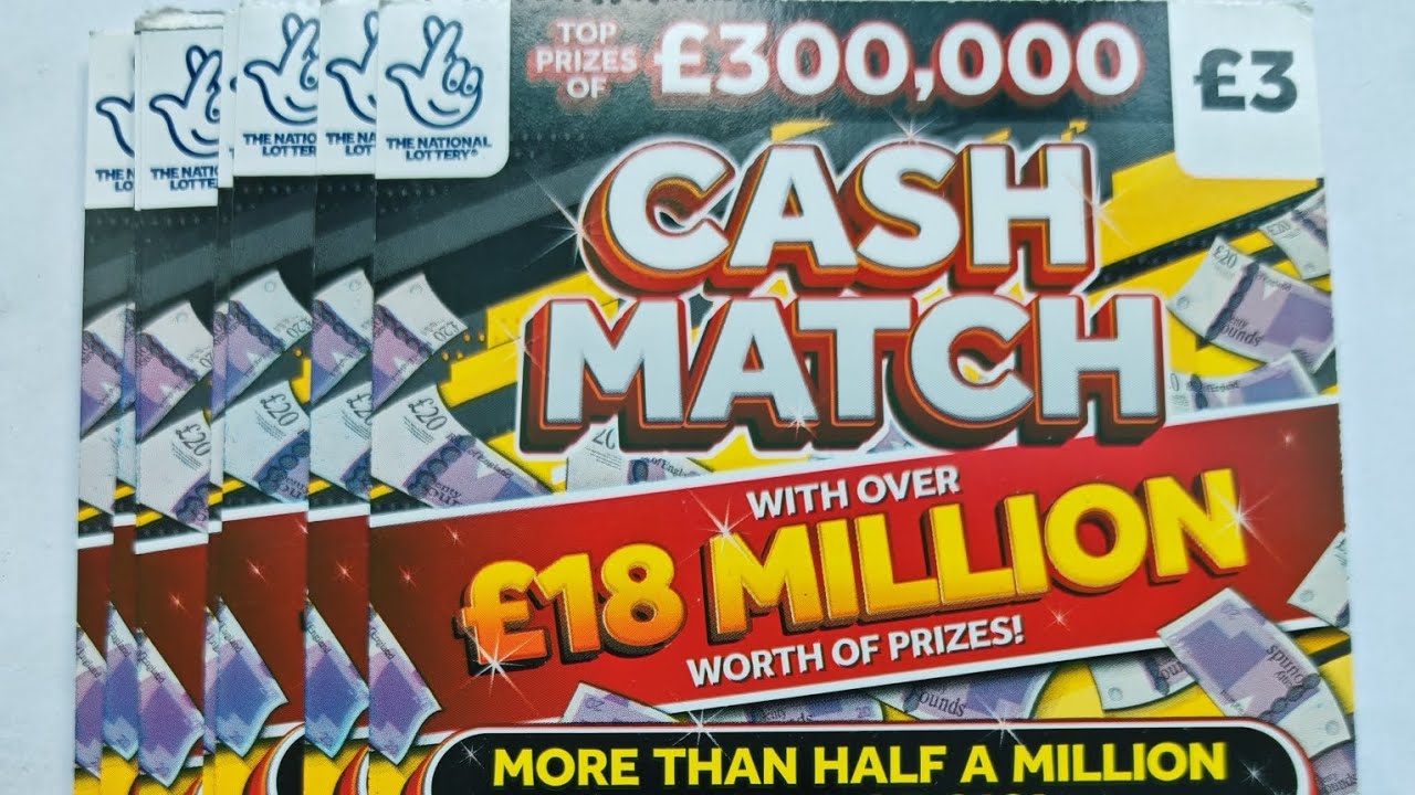 Cash match scratch cards £24 in play - YouTube