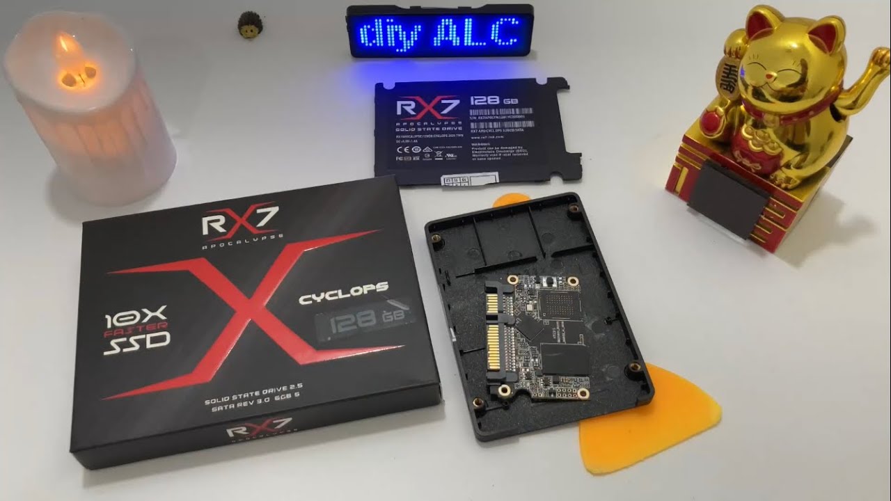 Membongkar SSD (Solid State Drive) Merk RX7 - YouTube