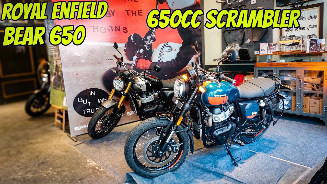 2025 Royal Enfield Bear 650 - Full Review | 650cc Scrambler |Features ...