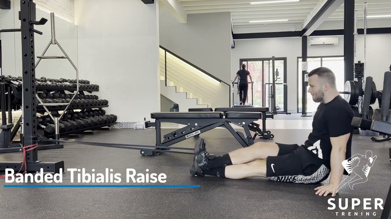 Banded Tibialis Raise - YouTube