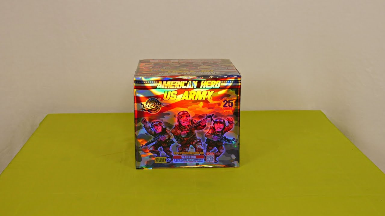 AMERICAN HERO SERIES U.S. ARMY-Miracle Fireworks - YouTube
