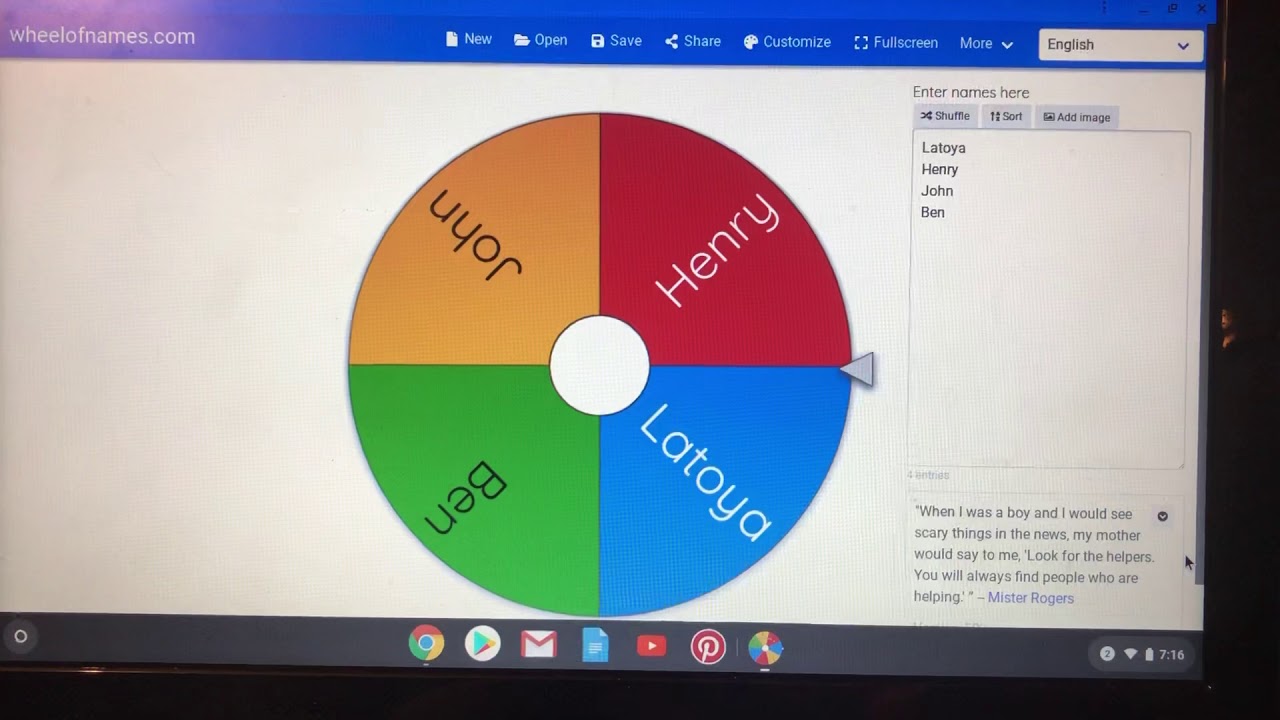 Wheel Of Names: Book Giveaway - YouTube