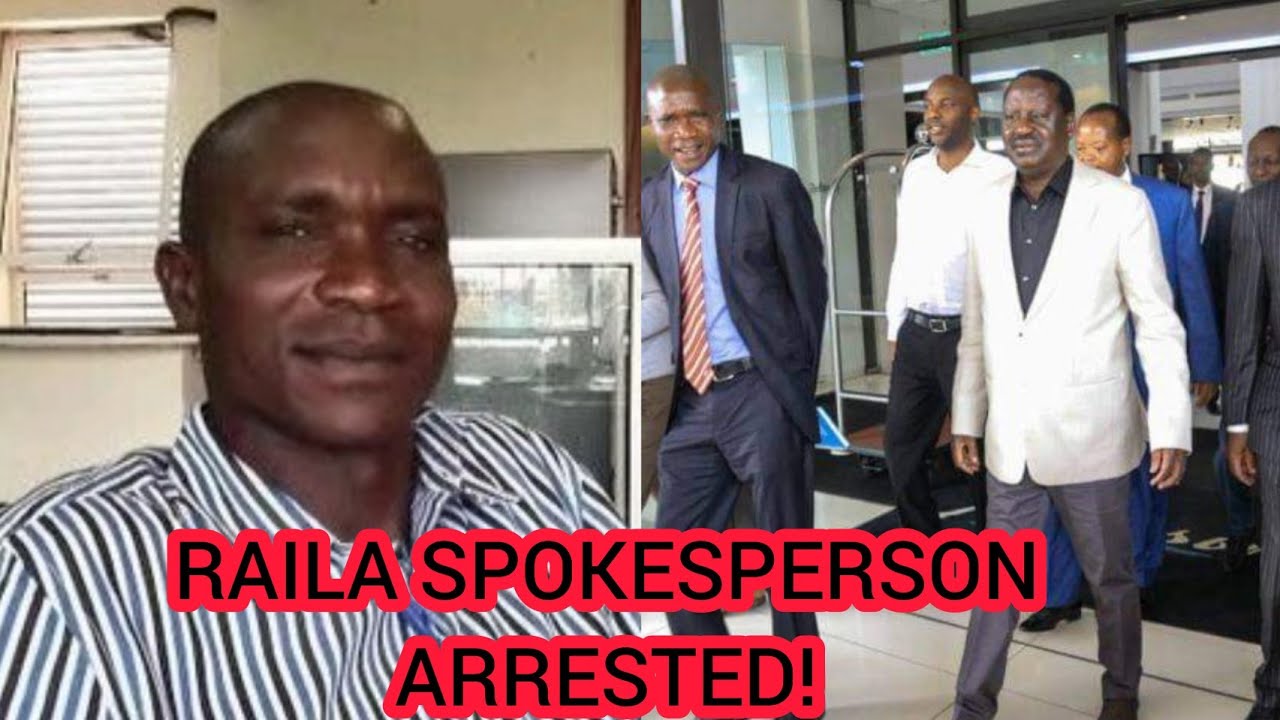 RAILA ODINGA SPOKESPERSON DENNIS ONYANGO ARRESTED AT HIS HOME BY DCI TO ...