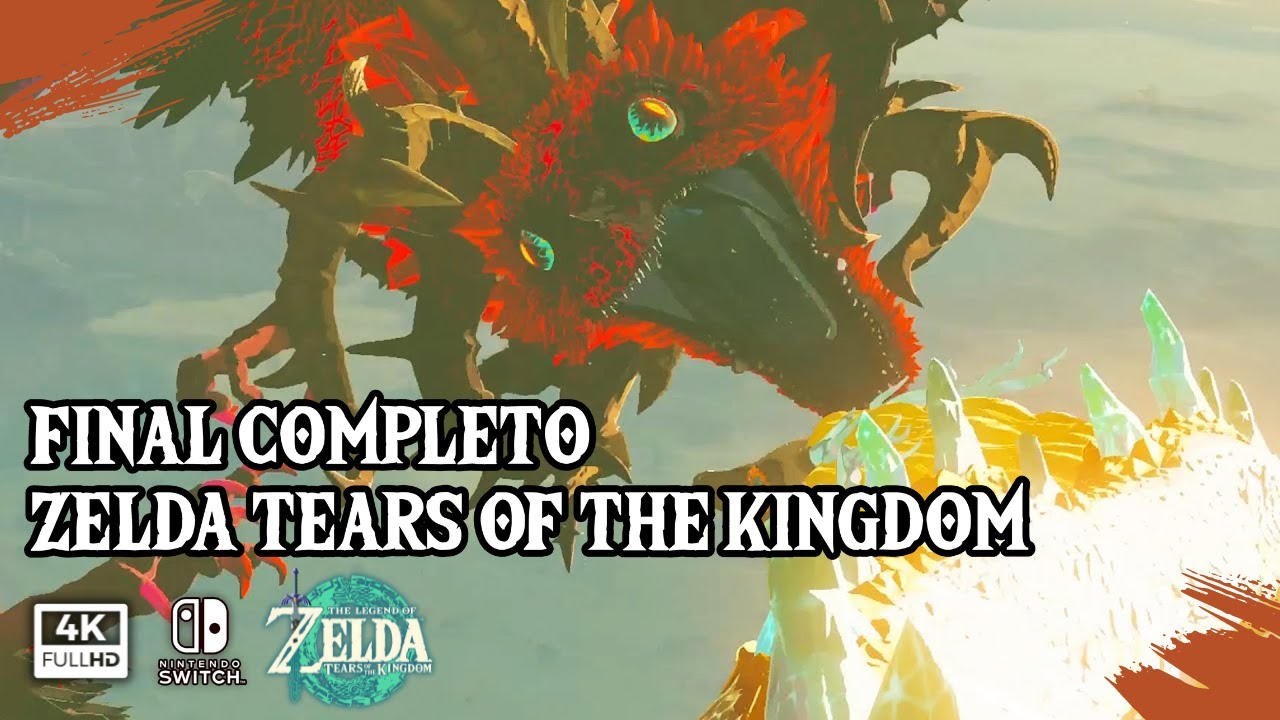 FINAL COMPLETO CON POSTGAME ENDING DE ZELDA TEARS OF THE KINGDOM - YouTube