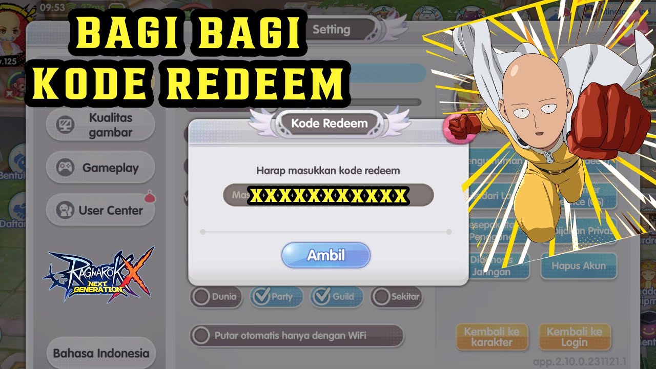 ROX - BAGI BAGI KODE REDEEM,, EKSEKUSI DI TEMPAT - YouTube