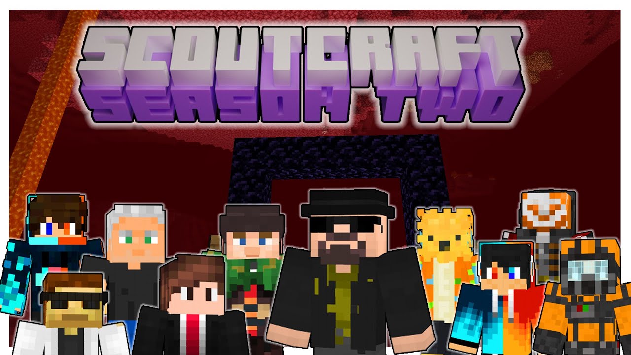 Minecraft but We Start in the Nether - ScoutCraft NEW Season 2 - Ep 1 ...
