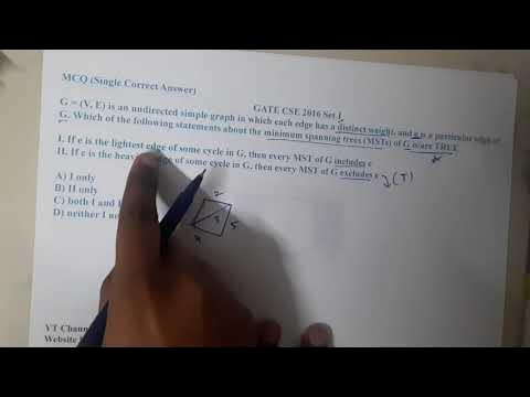 GATE CSE 2016 SET 1 Q ||Algorithms || GATE Insights Version: CSE - YouTube