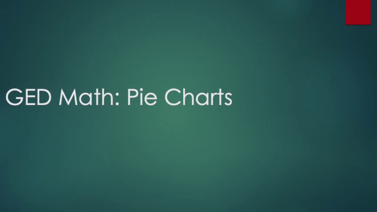 GED Math: Pie Charts - YouTube