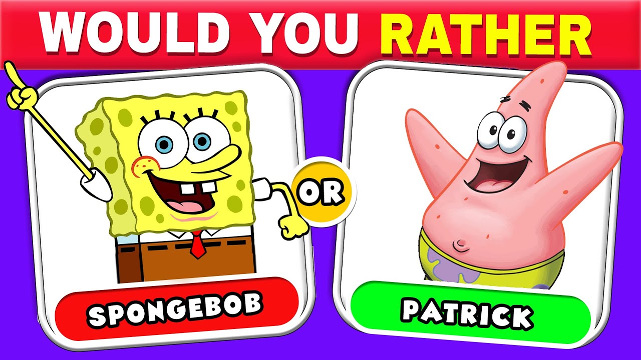 Would You Rather ...? Cartoon Edition Part 1 #wouldyourather #tiktok # ...