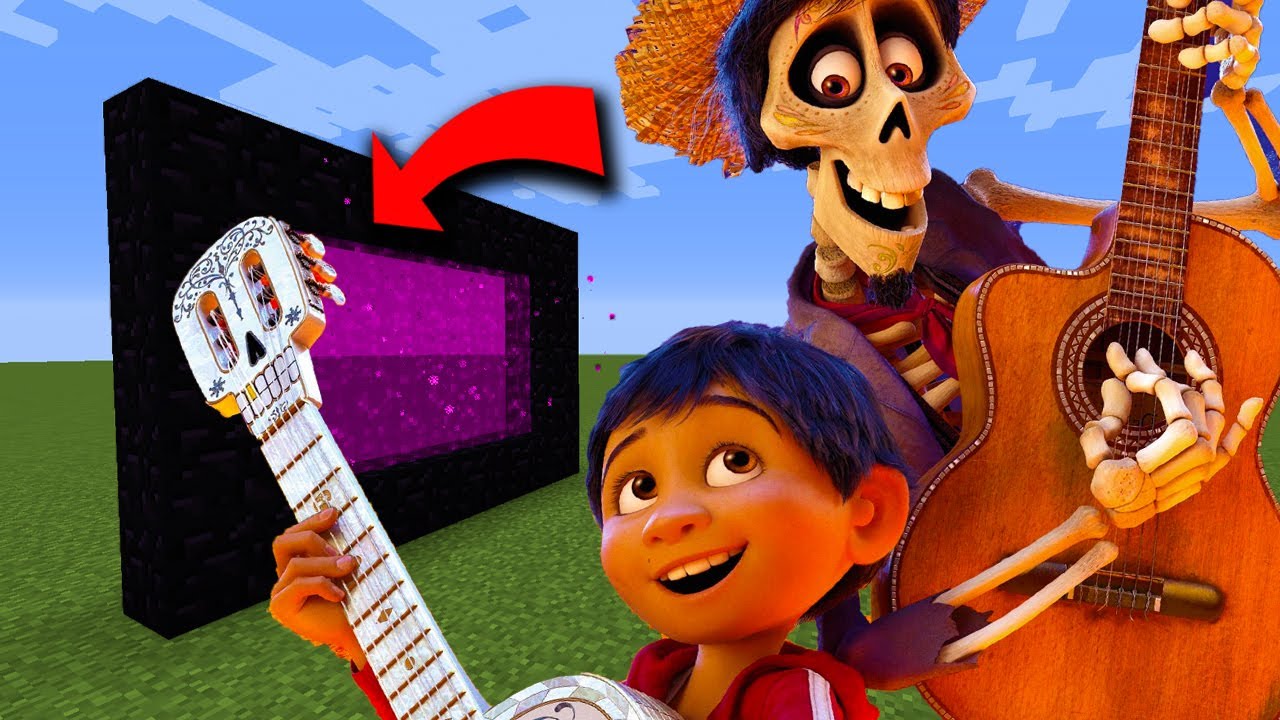 How To Make A Portal To The Coco Dimension In Minecraft! - YouTube