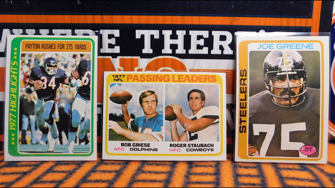 My 10 Favorite Football Cards of 1978 - YouTube