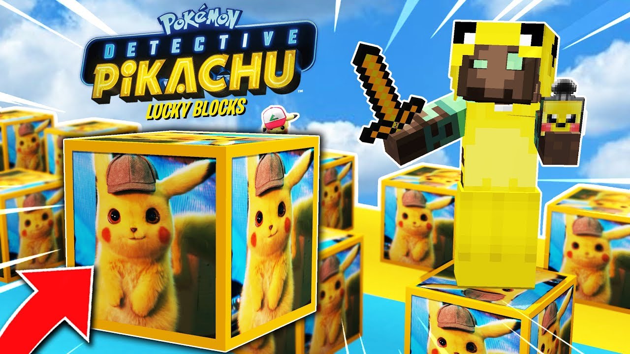 ¡NUEVOS LUCKY BLOCKS DETECTIVE PIKACHU! 😱💥 LUCKY BLOCKS MINECRAFT MOD ...