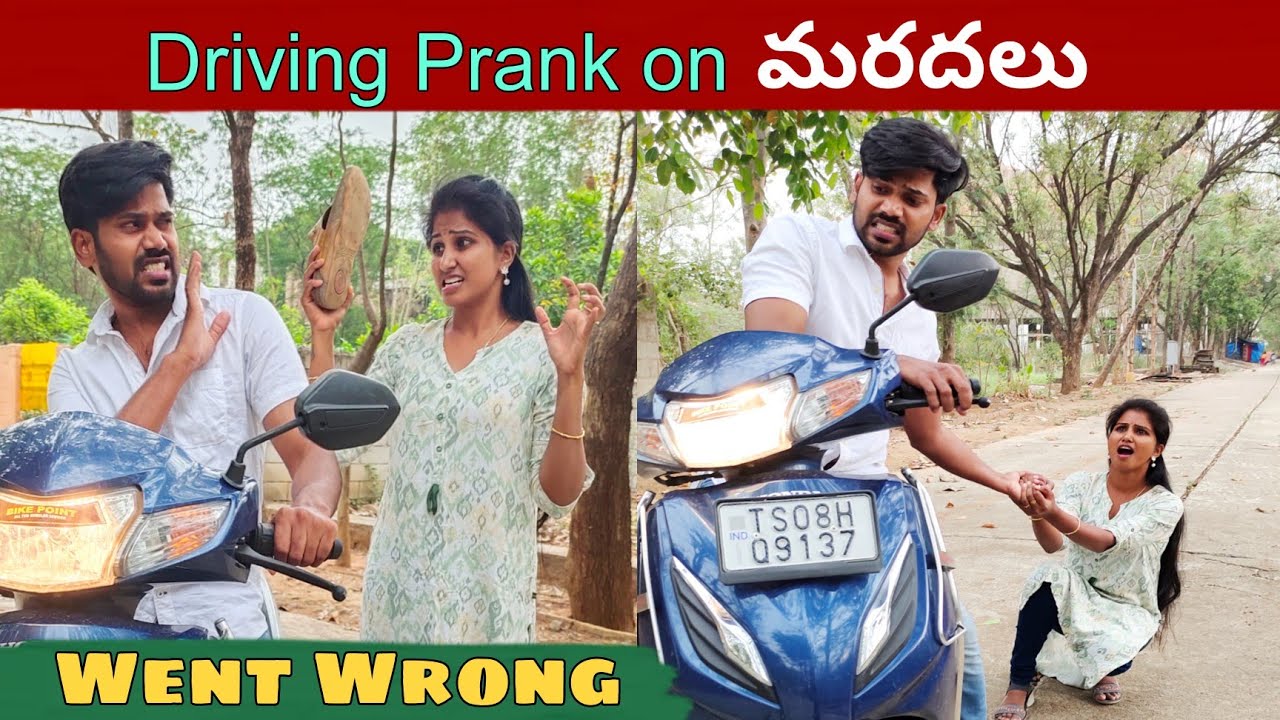 Driving Prank on మరదలు || Prank Went Wrong || Ravivarma ...