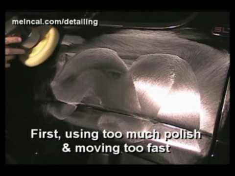 What causes hazy paint when polishing - YouTube
