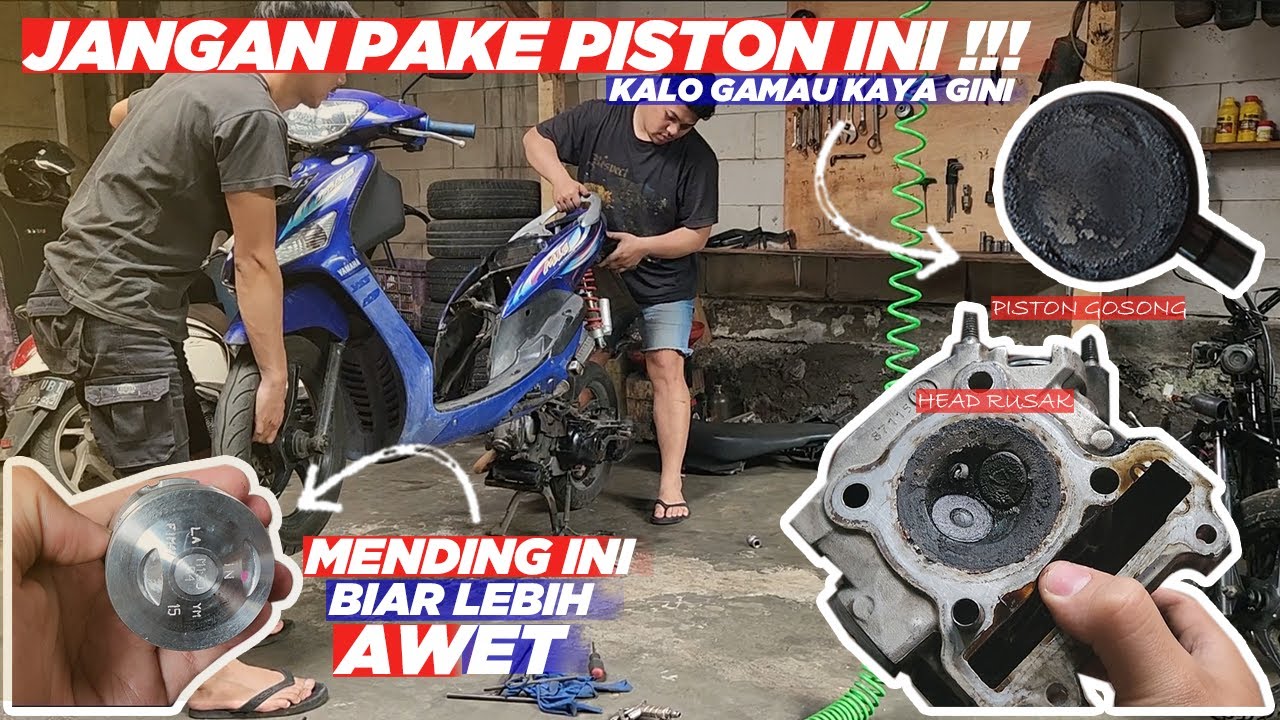 PISTON, HEAD SAMPE GOSONG ? MENDING PAKE PISTON INI LEBIH AWET ADEM KE ...