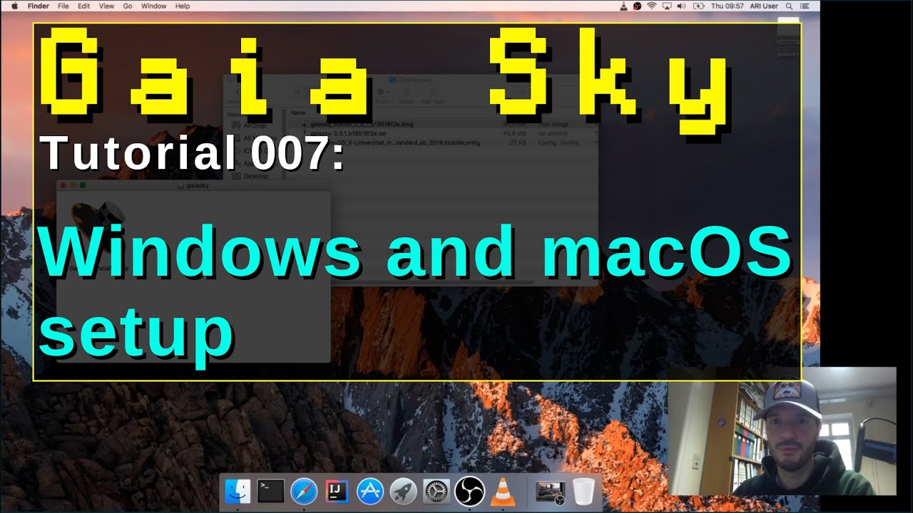 Gaia Sky 2.3.1 - Tutorial 7: Windows and macOS installation and setup - YouTube