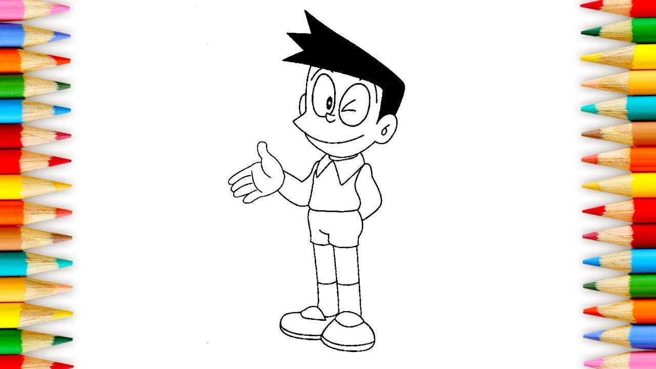 Belajar Menggambar dan Mewarnai Suneo (Doraemon) | How to Easy Draw ...