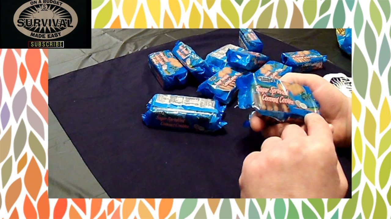 sugar sprinkled coconut cookies (dollar tree food review) - YouTube
