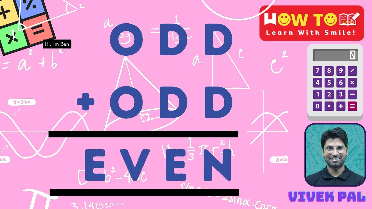 ODD + ODD = EVEN @howtolearn2013 HOW TO LEARN? - YouTube