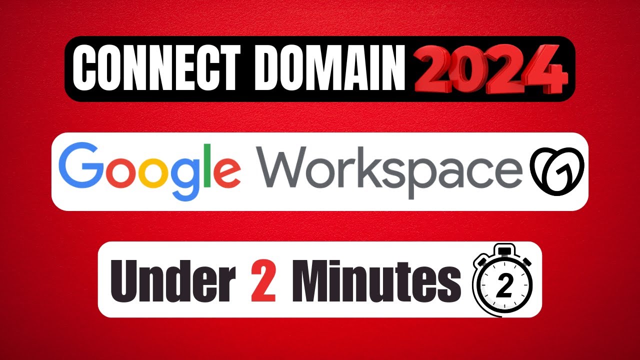 How To Connect Godaddy Domain To Google Workspace 2024 (Step By Step ...