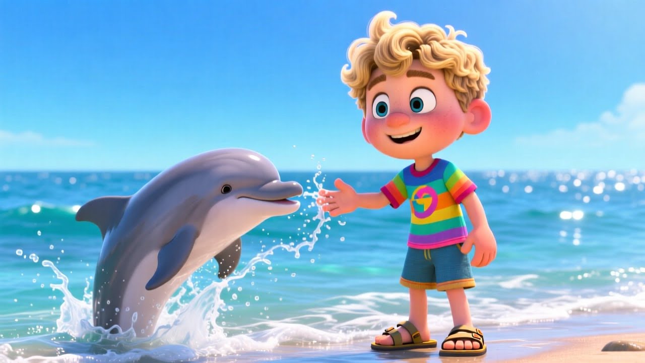 OLIVER & BABY DOLPHIN NUMBER SPLASH AT FLORIDA KEYS 🐬🌊 | Learn Numbers ...