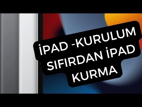 İPAD KURULUM - İpad ve iphone cihazlarda sıfırdan kurulum yapma - Tablet Sıfırladıktan sonra kurulum