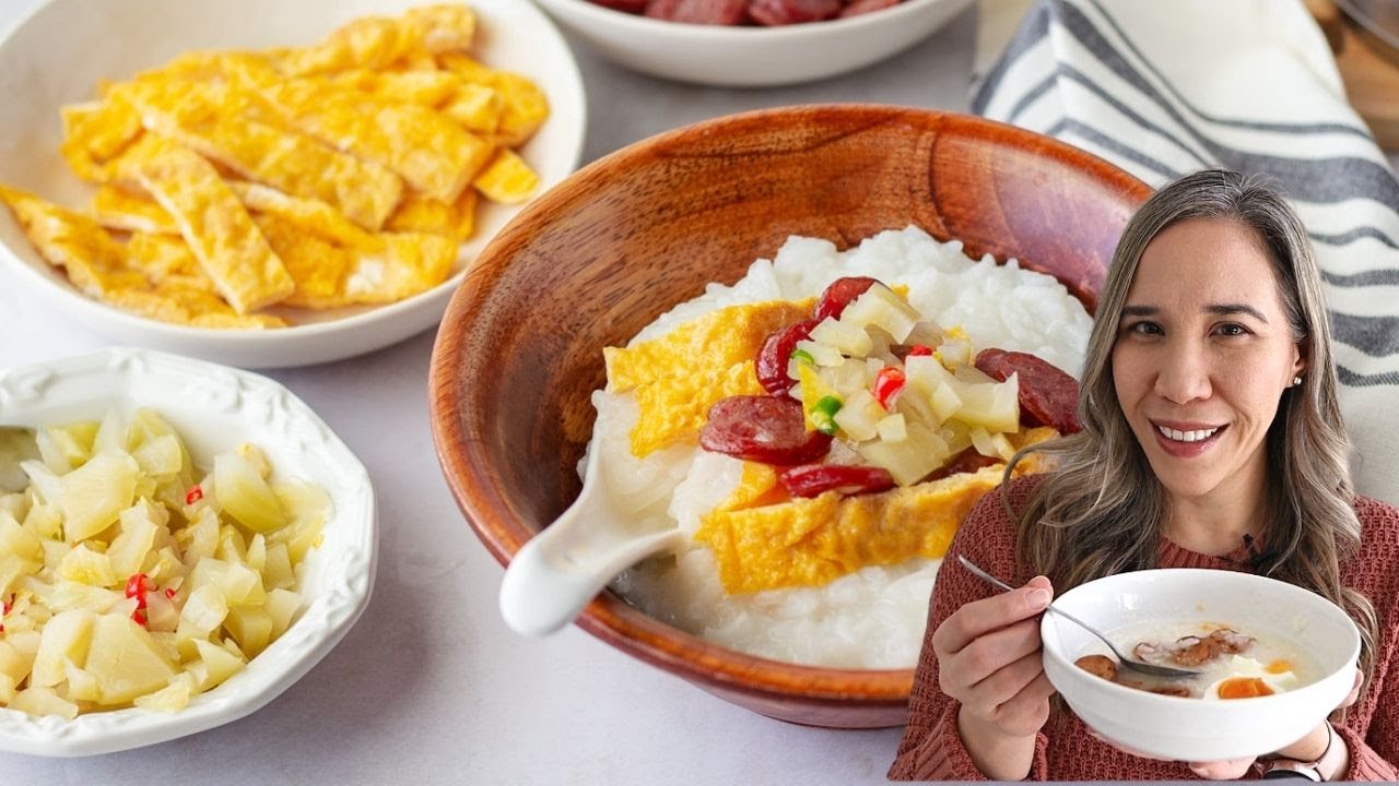 Khao Tom-Thai Rice Soup for Breakfast - YouTube