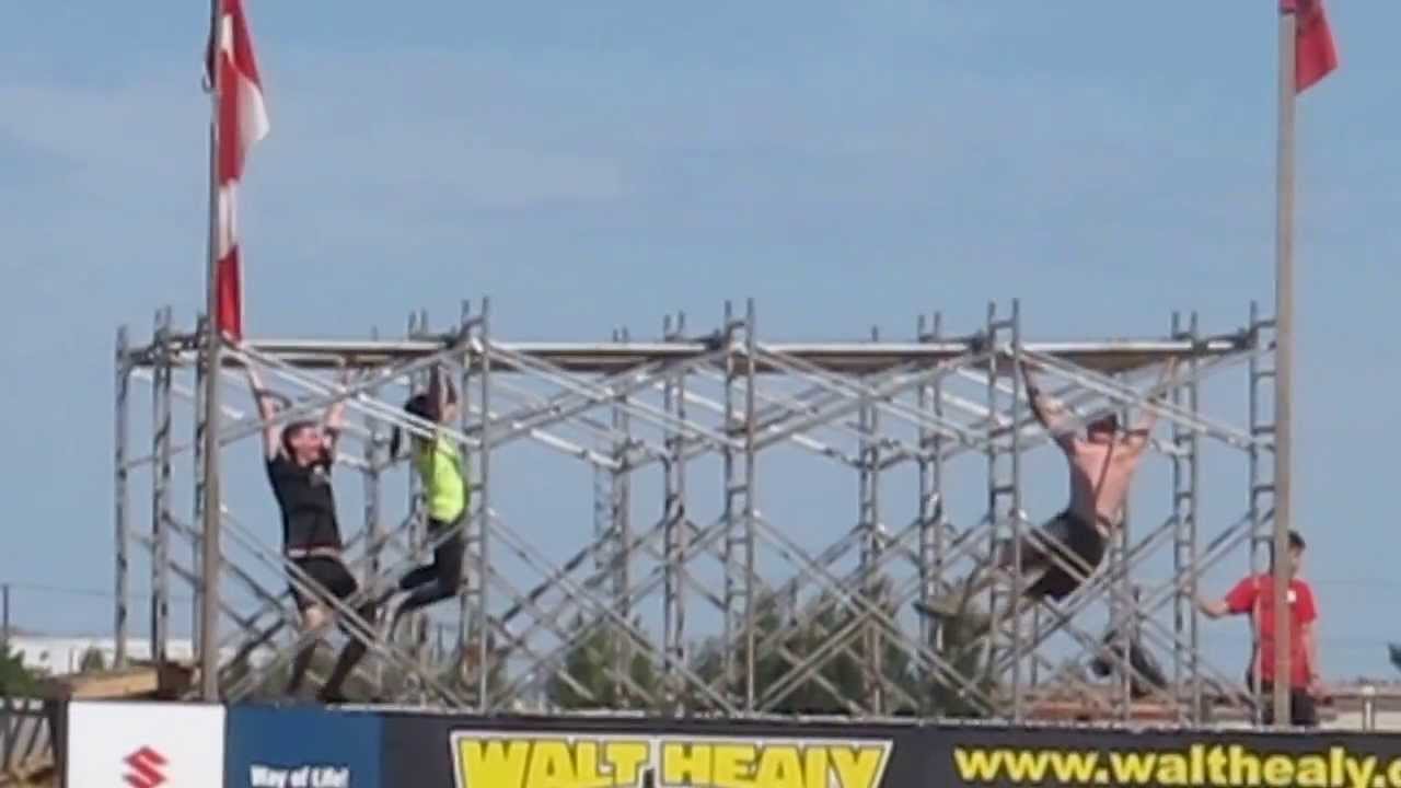 Spartan Race Calgary 2013 - monkey bars - YouTube