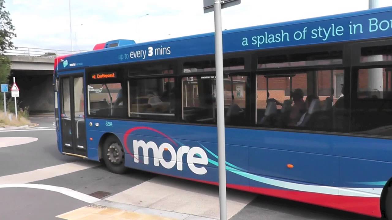 Buses at Bournemouth Railway Station - YouTube