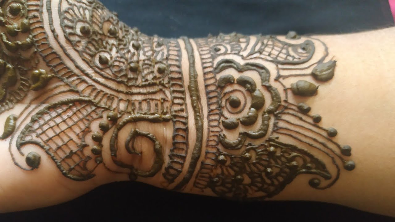 दुल्हन की sister के लिए सुन्दर मेहँदी डिज़ाइन /Wedding special fancy ...