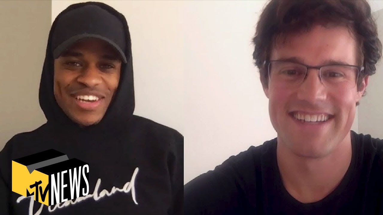 Jeremy Pope & Jake Picking on Their 'Hollywood' Relationship | MTV News ...