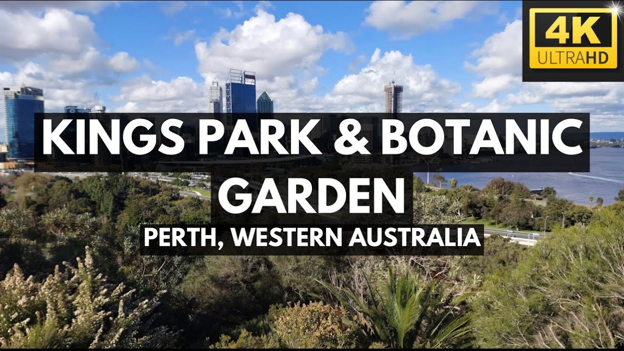 4K KINGS PARK & BOTANIC GARDEN WALKING TOUR #perth #kingspark # ...