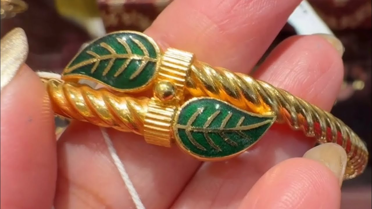Tanishq single Bangle Type Bracelet Designs with Price/Gold Bracelet ...