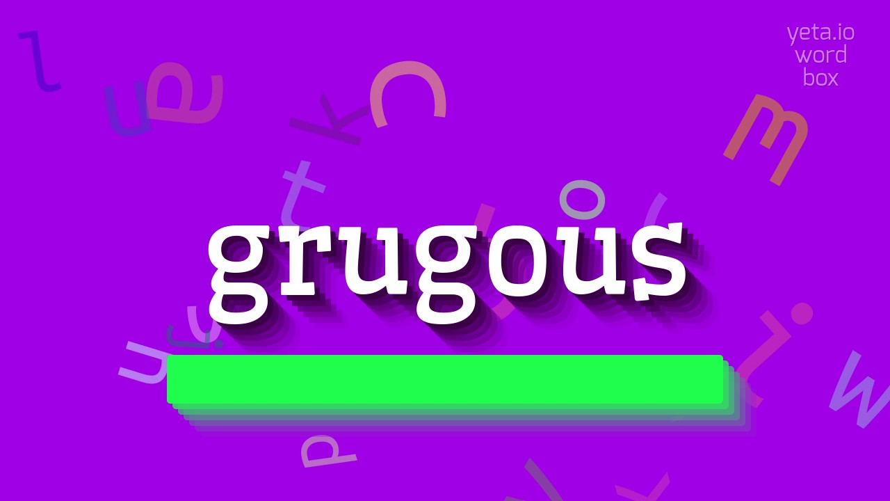 How to say "grugous"! (High Quality Voices) - YouTube