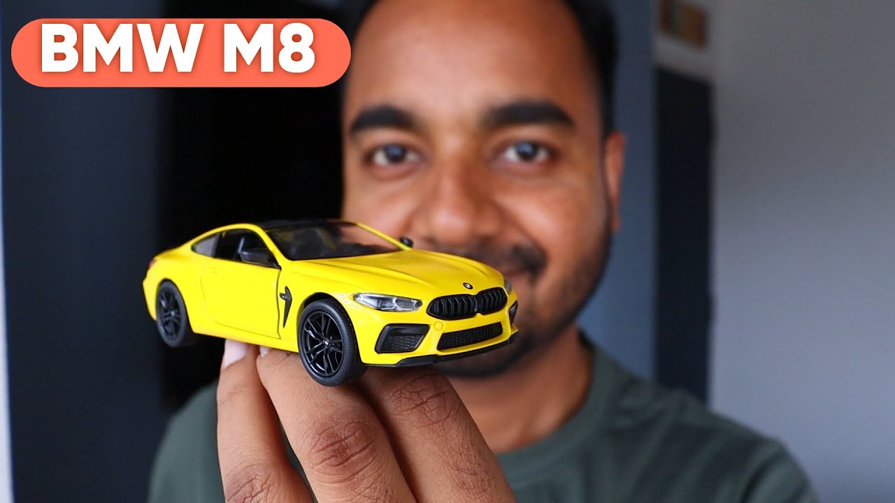 Unboxing and review of BMW M8 scale model | Detailed review of Kinsmart BMW M8 Scale model car ...