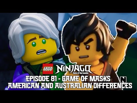 Ninjago Sons of Garmadon: Episode 81 - Game of Masks American and Australian Differences!