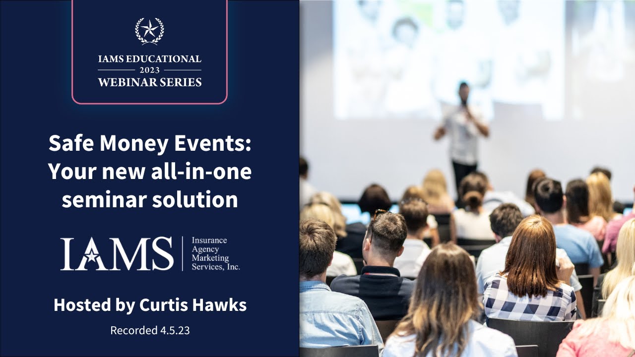 Safe Money Events: Your new all-in-one seminar solution - YouTube