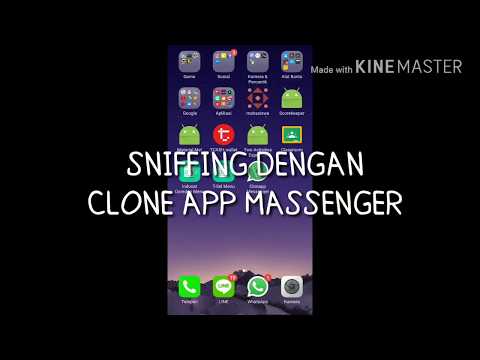 Sniffing  Dengan Menggunakan ClonApp Massenger