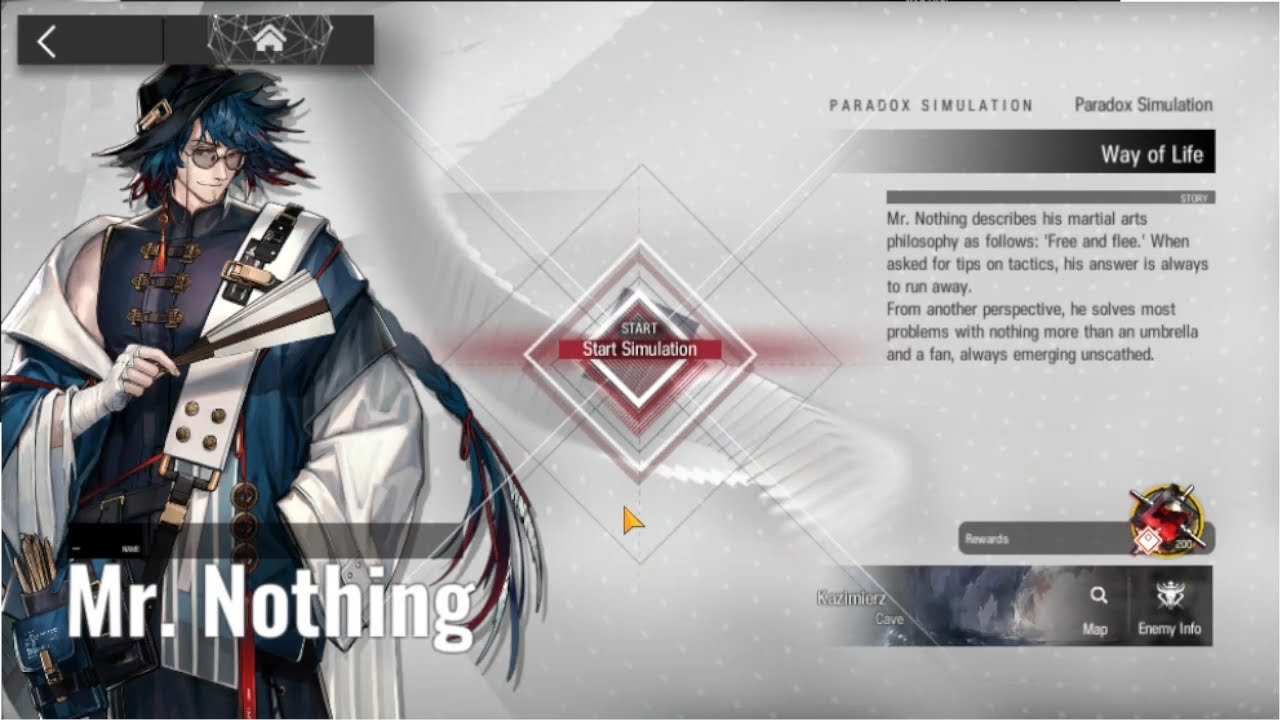 [Arknights] Paradox Simulation: Way of lige (Mr. Nothing) - YouTube