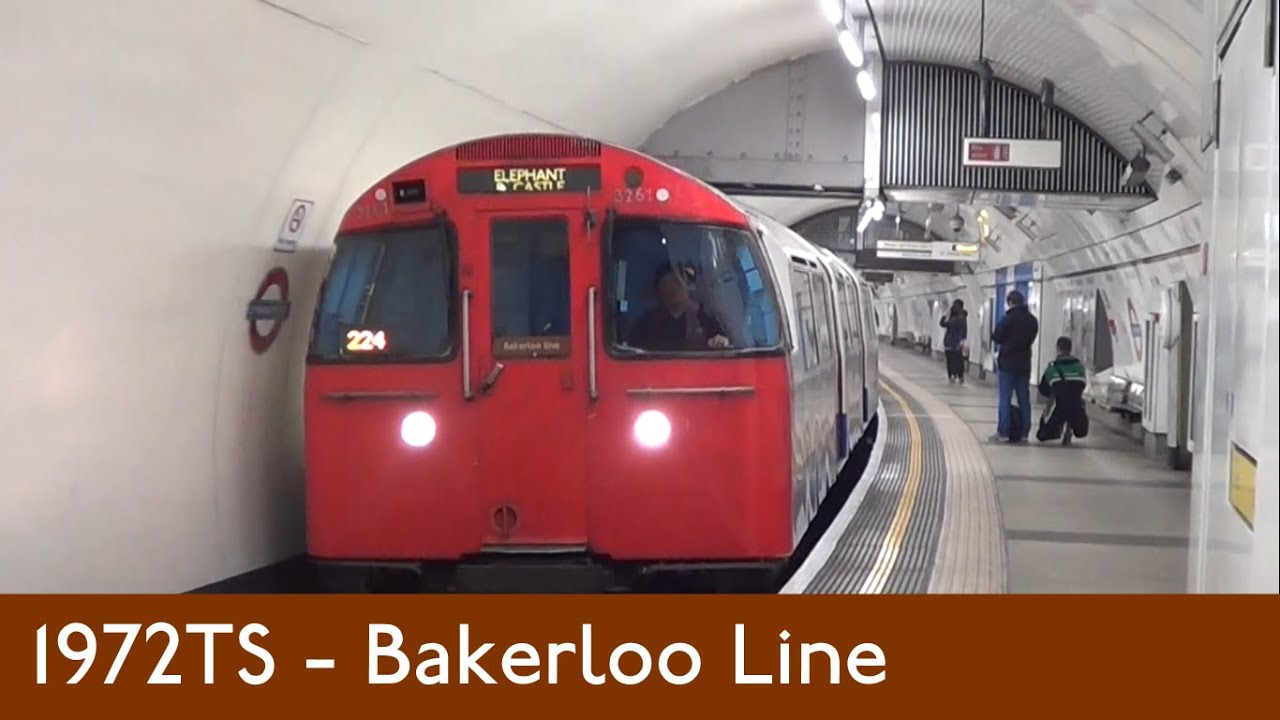 London Underground - Bakerloo Line - 1972TS - Various Stations - YouTube