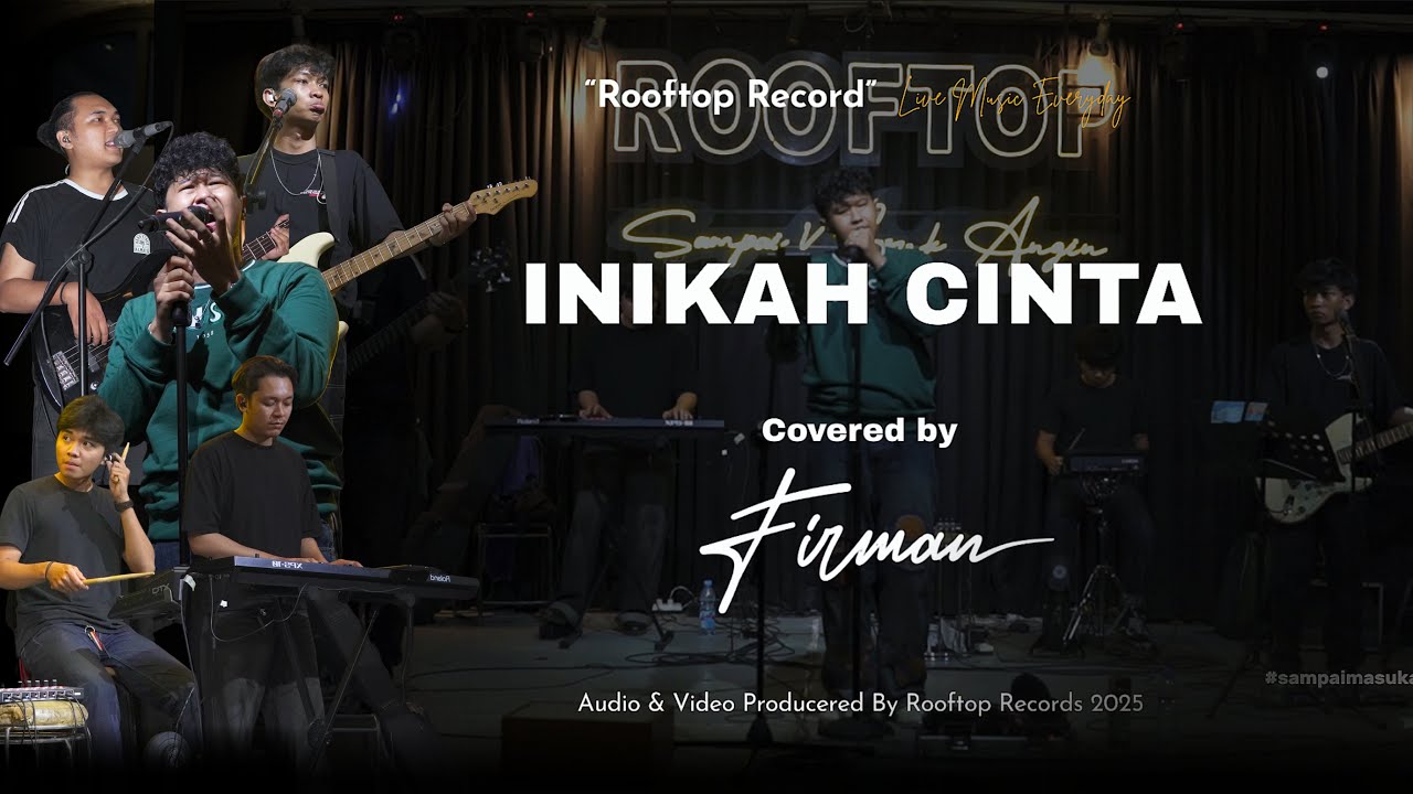 INIKAH CINTA (M.E) - Live cover by (FIRMAN) at Rooftop Coffee - YouTube