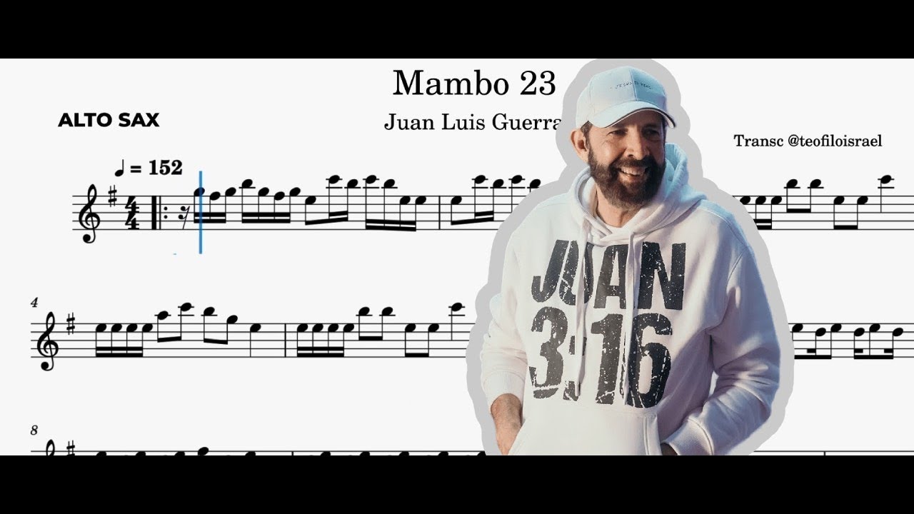 Mambo 23 - Juan Luis Guerra - Alto Sax - YouTube