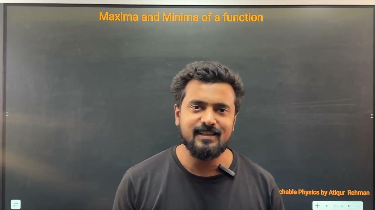 One Shot Maxima and Minima |Basic Mathematics|physics|class 11th| NEET |IIT JEE| Atiqur rehman ...