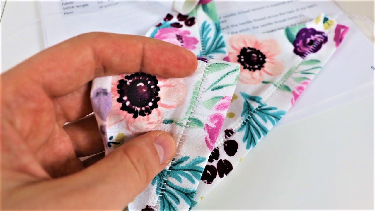 How to Hem With a Flatlock Seam - YouTube